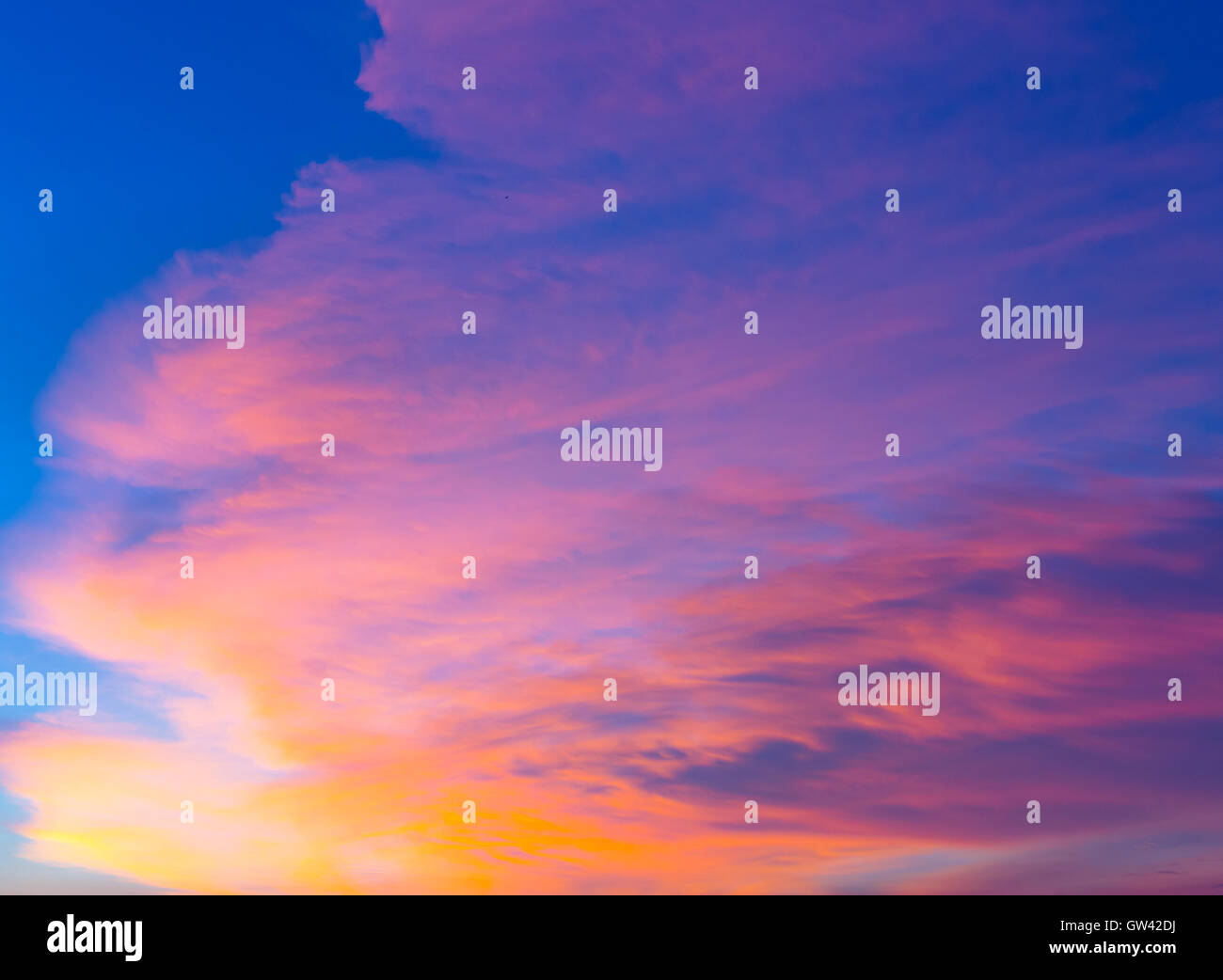 Cloudscape during sunset Stock Photo - Alamy