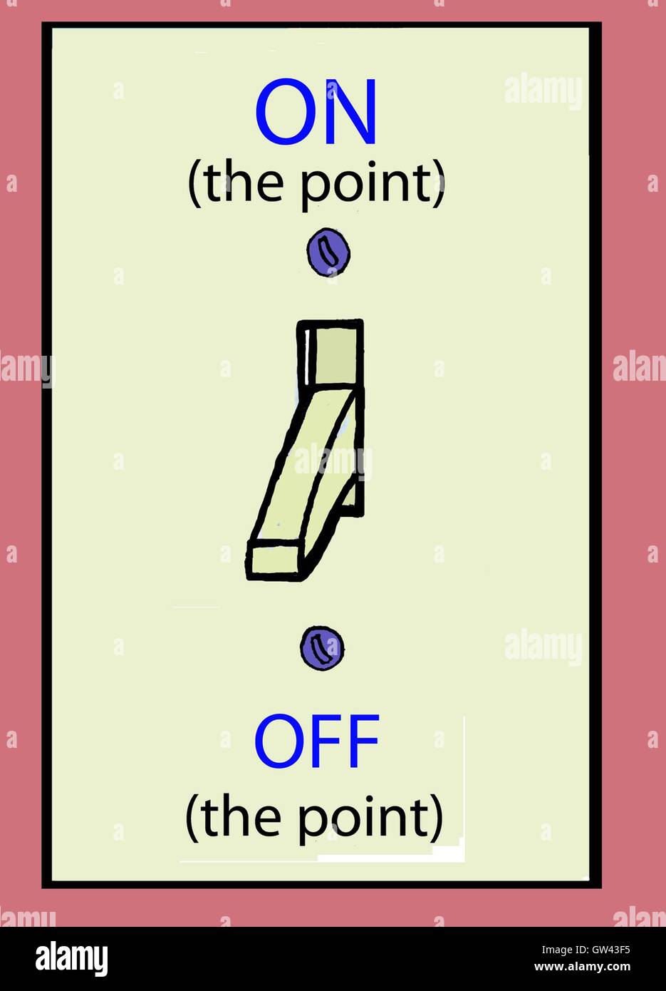 On the point Stock Photo - Alamy