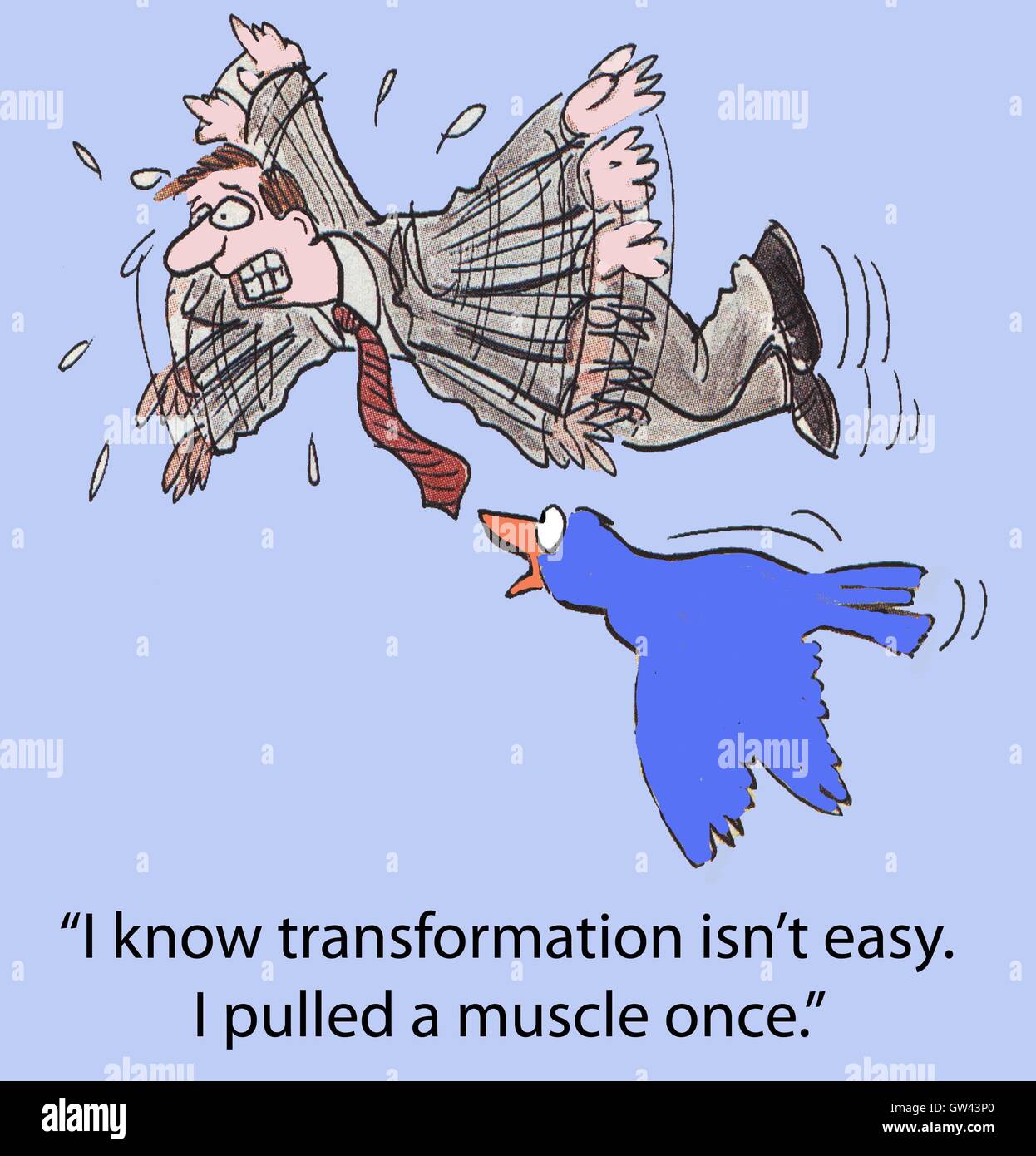 Flying bird cartoon hi-res stock photography and images - Alamy