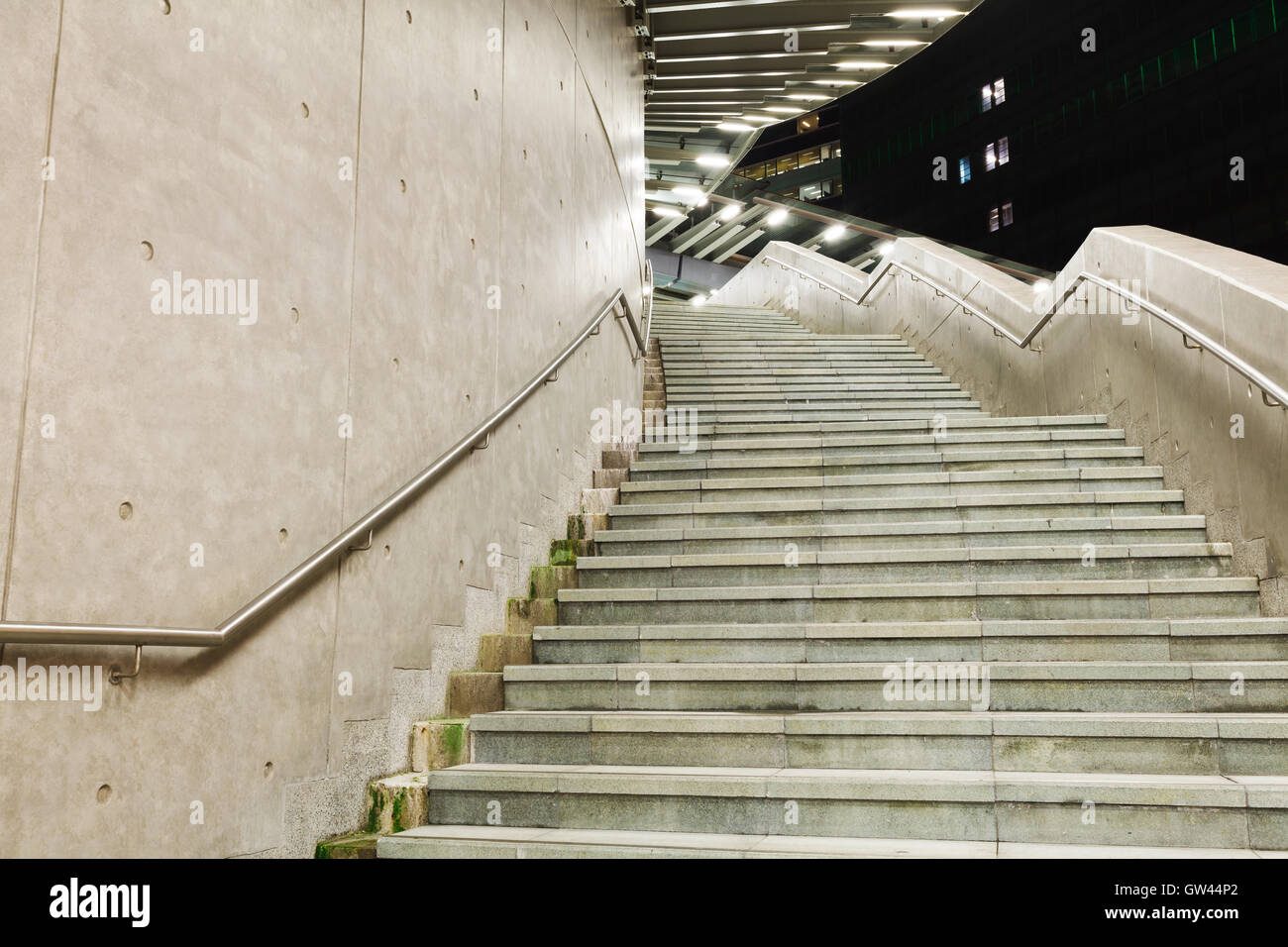 Cement stair hi-res stock photography and images - Alamy