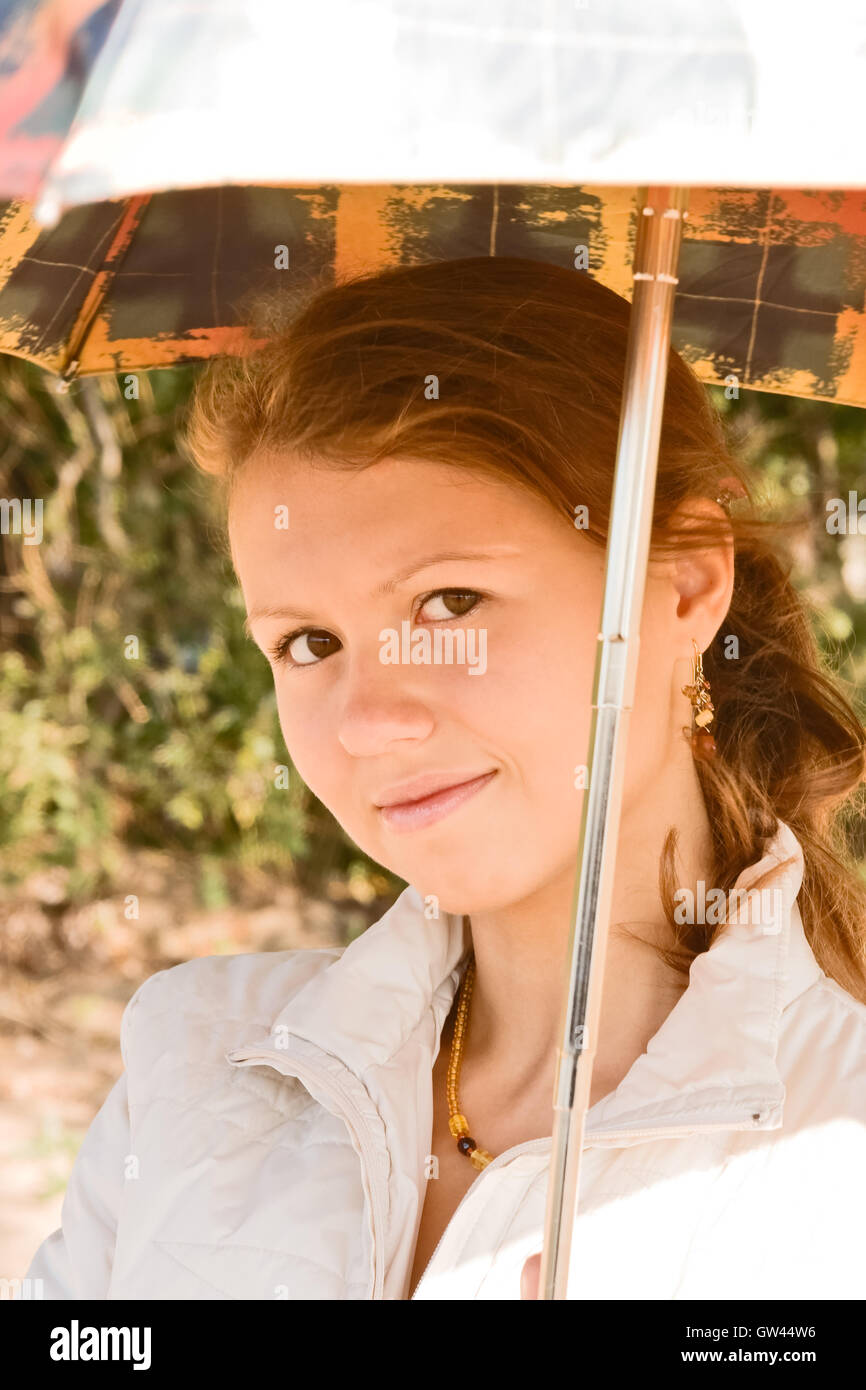 Umbrella Covering Head And Face High Resolution Stock Photography and ...