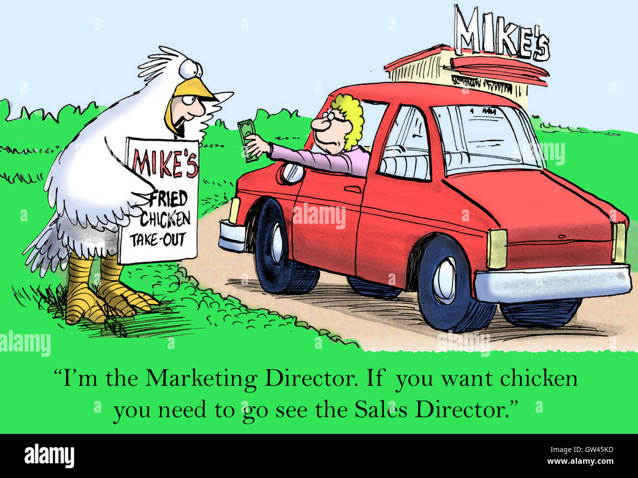 Sales cartoon hi-res stock photography and images - Alamy