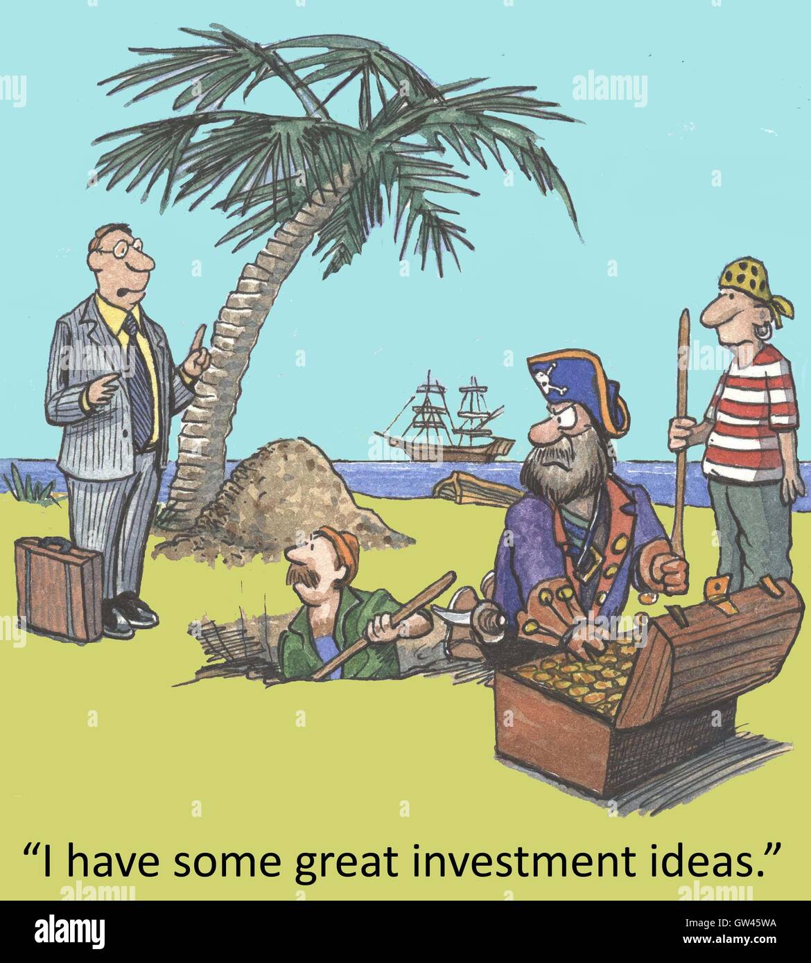 Cartoon Funny Pirate High Resolution Stock Photography and Images - Alamy