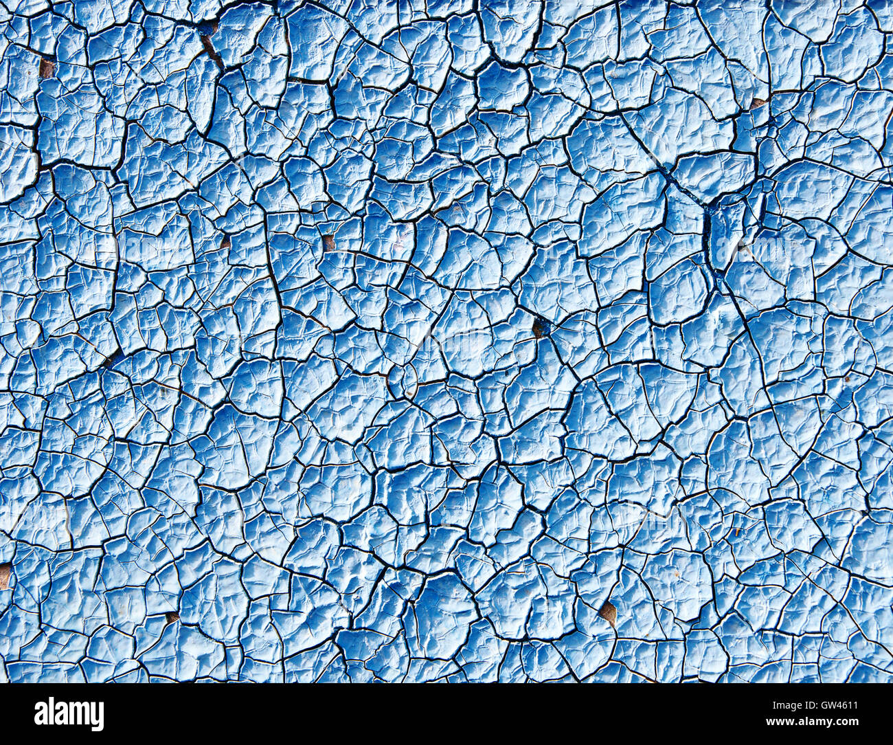 cracked blue paint surface Stock Photo - Alamy