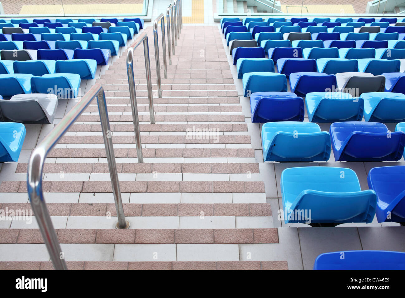 Audience seat in stadium Stock Photo - Alamy