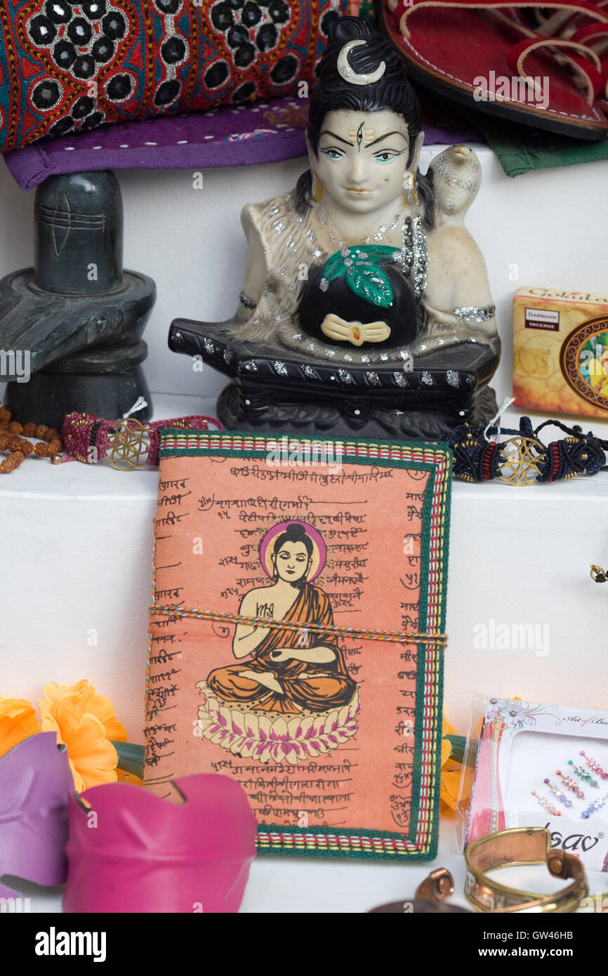 Spiritual Shop window Display Stock Photo - Alamy