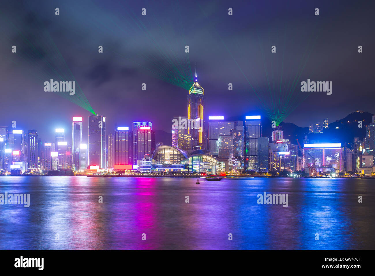A Symphony of Lights show in Hong Kong, China Stock Photo - Alamy