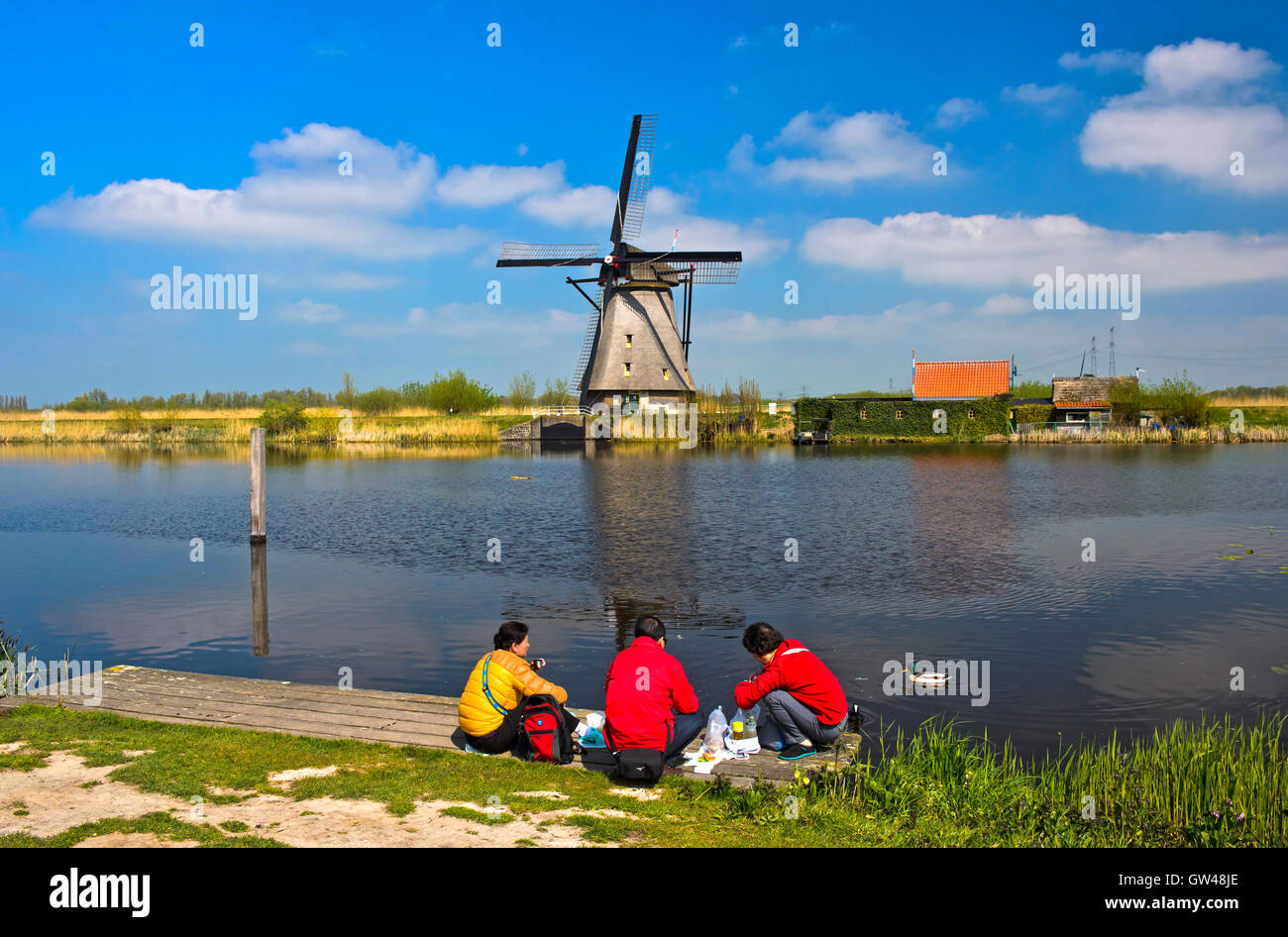 Traditional chinese windmill hi-res stock photography and images - Alamy