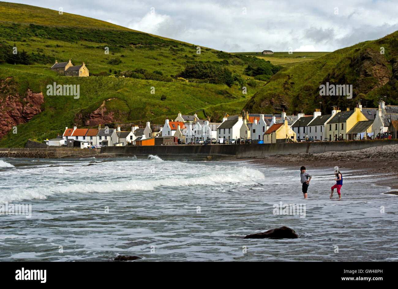 Fishing village Pennan, Aberdeenshire, Scotland, Great Britain Stock ...