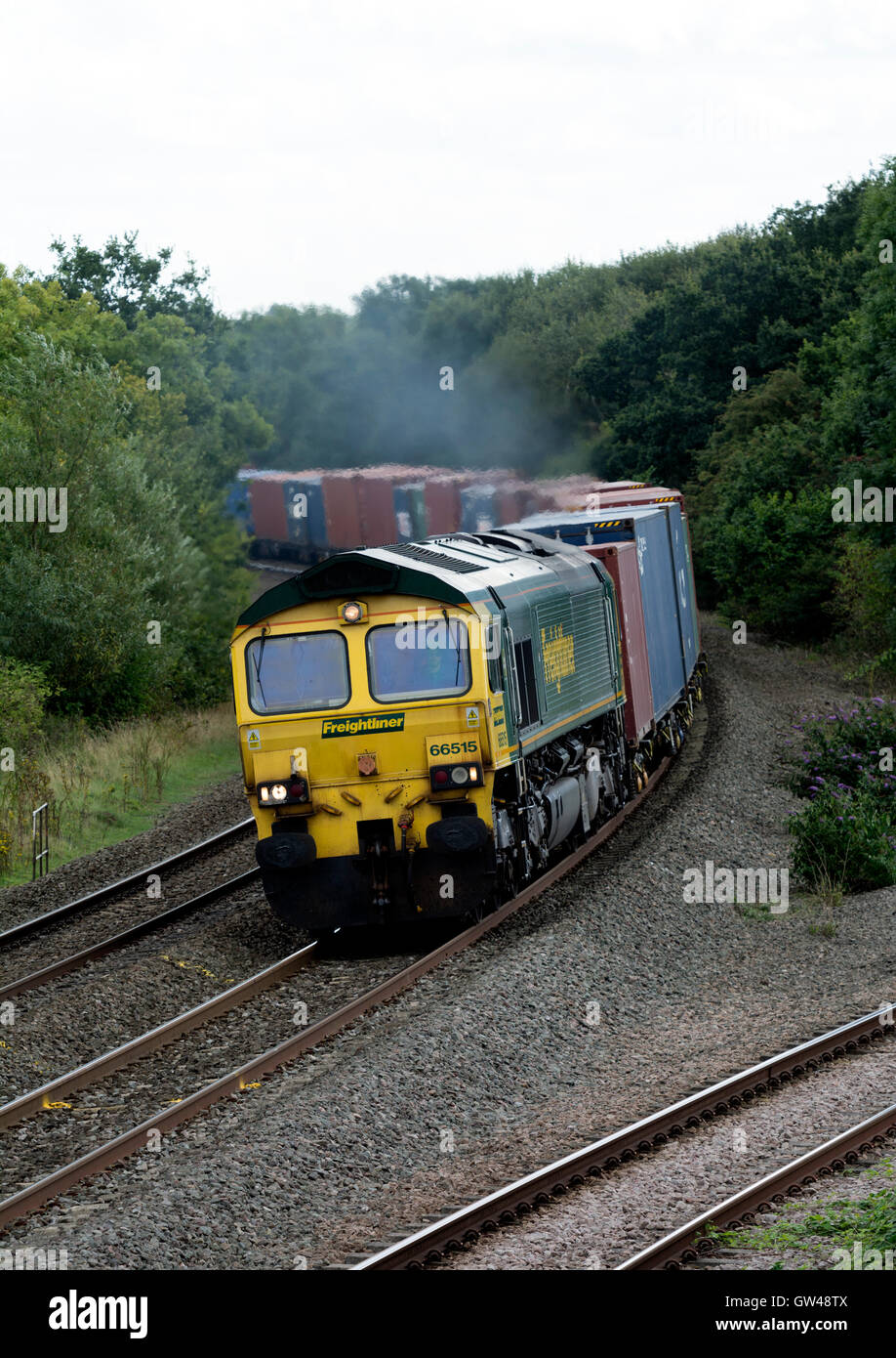Class 66 loco hi-res stock photography and images - Alamy