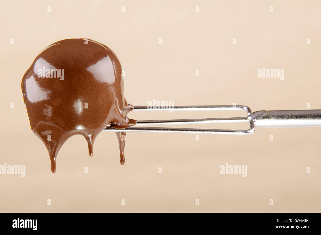 homemade praline on a fork Stock Photo - Alamy