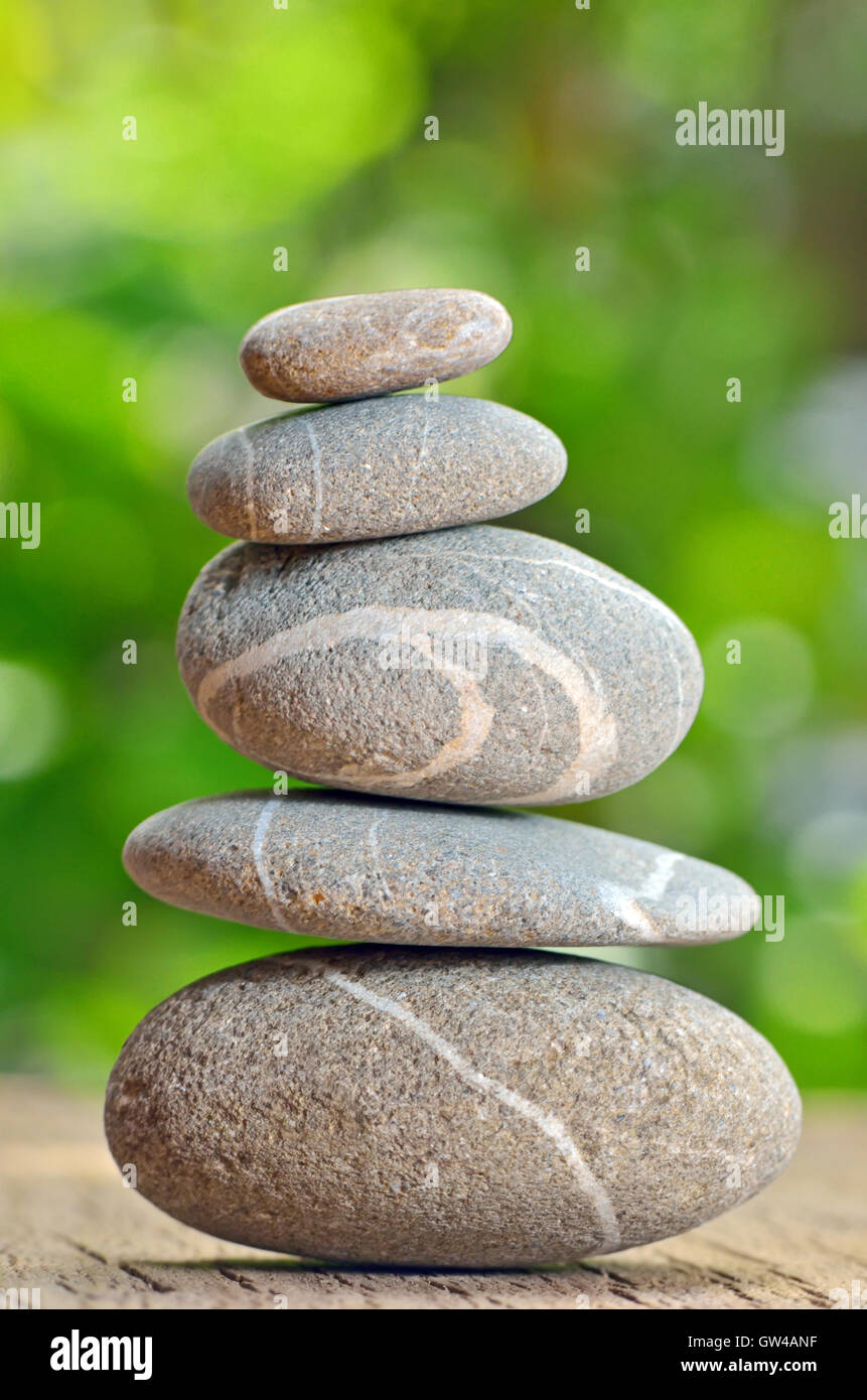 White stones stack hi-res stock photography and images - Alamy