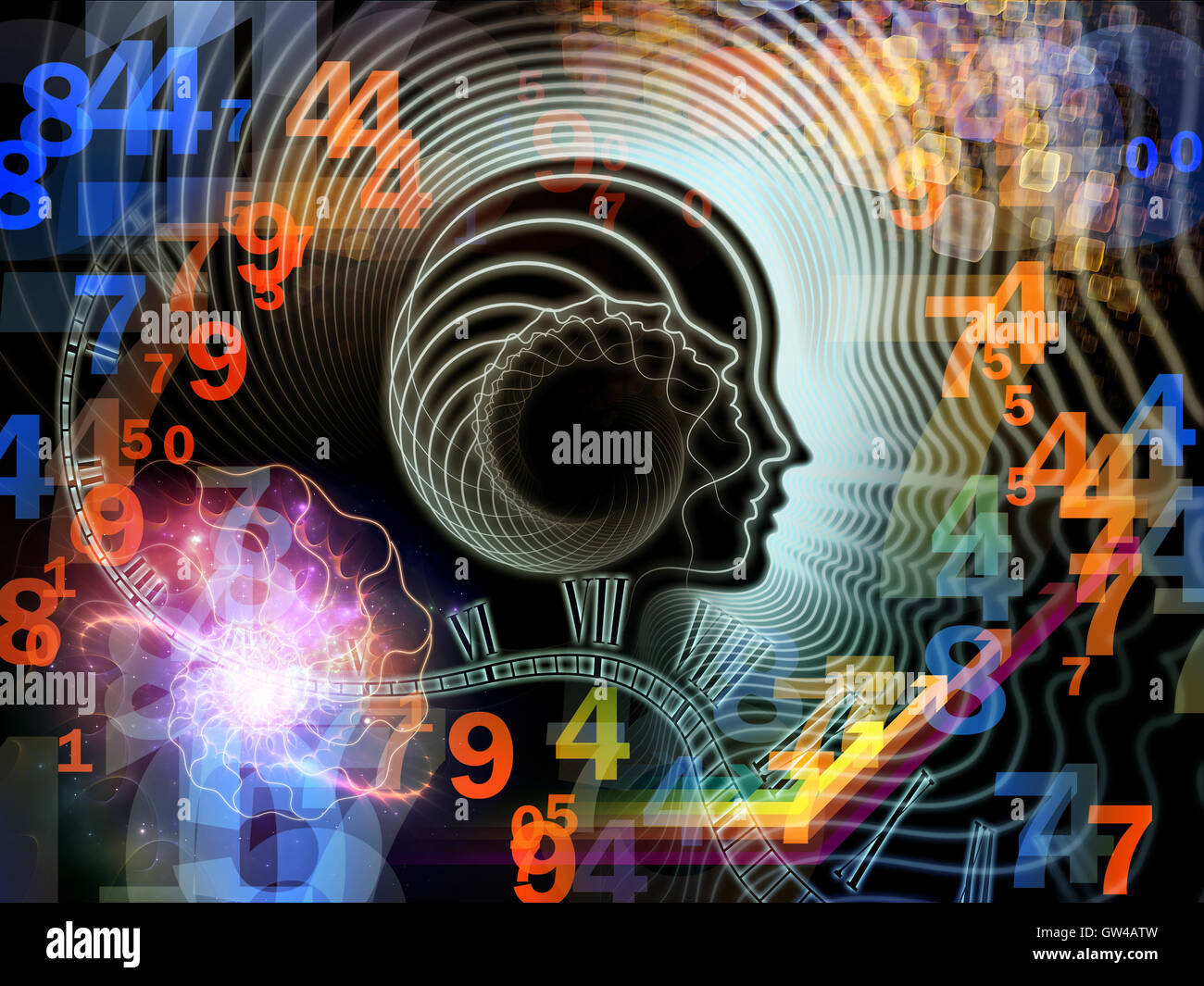 Human brain time hi-res stock photography and images - Alamy