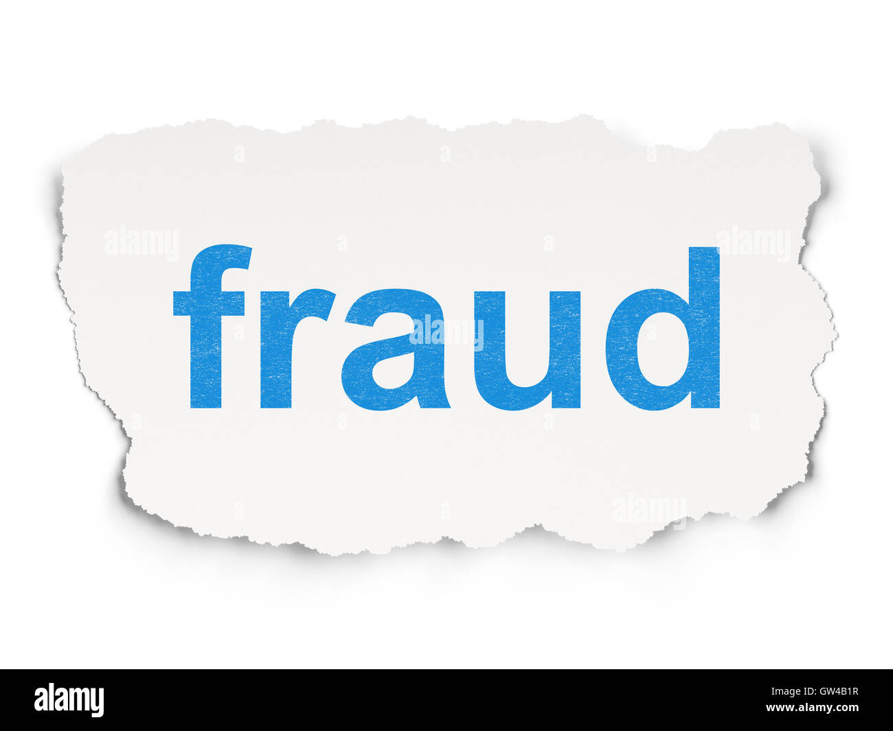 Protection concept: Fraud on Paper background Stock Photo - Alamy