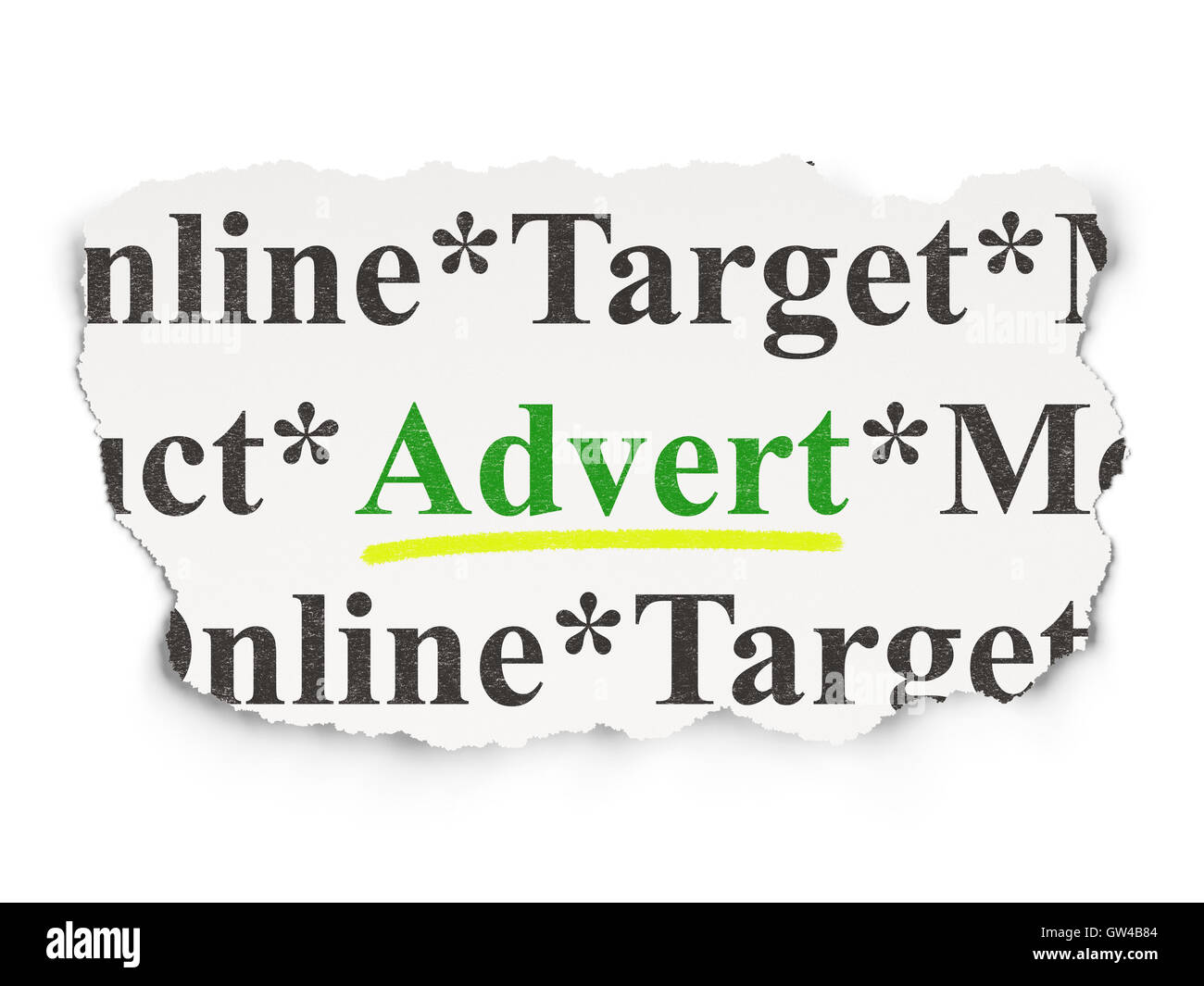 Advertising concept: Advert on Paper background Stock Photo - Alamy