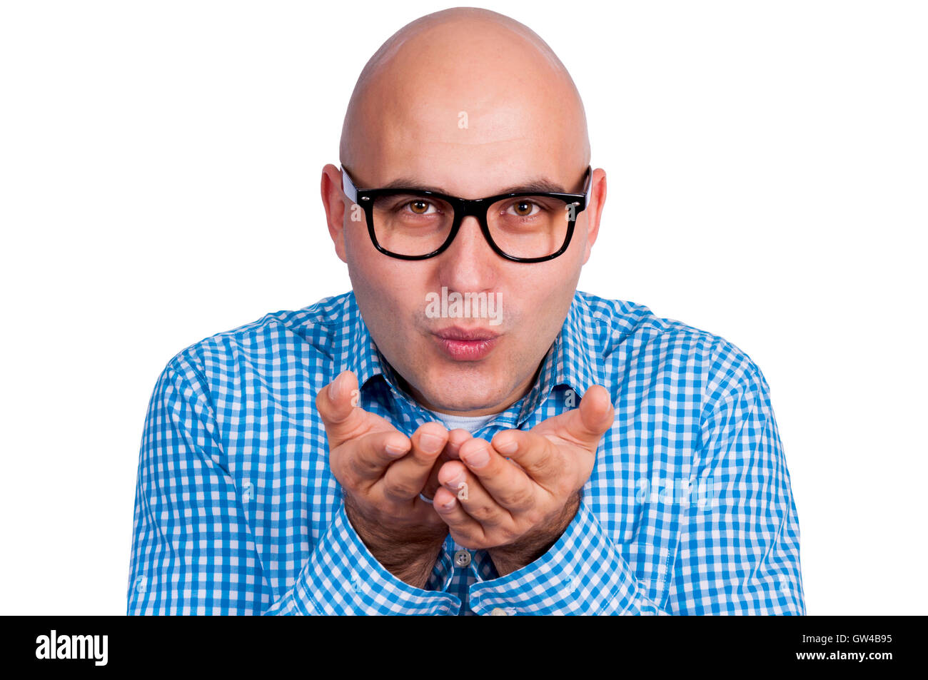 Man lips kiss profile hi-res stock photography and images - Alamy