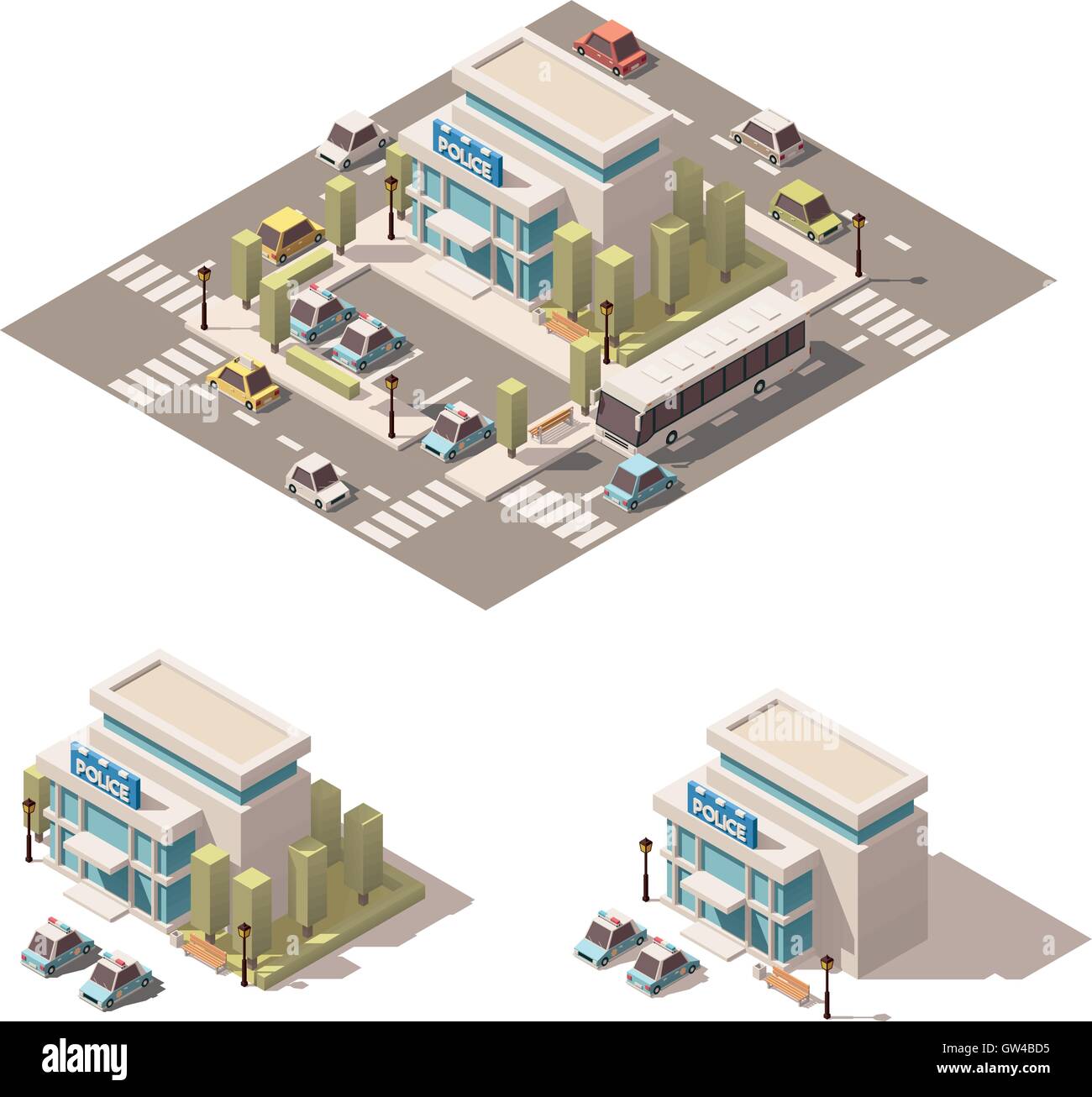 Precinct building Stock Vector Images - Alamy