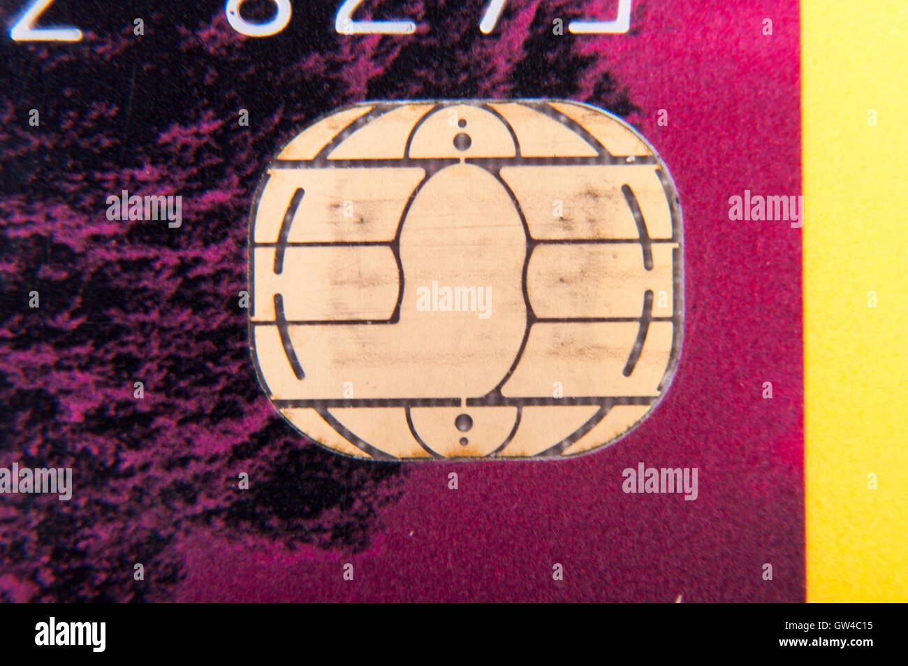 Microchip in Credit Card Stock Photo - Alamy