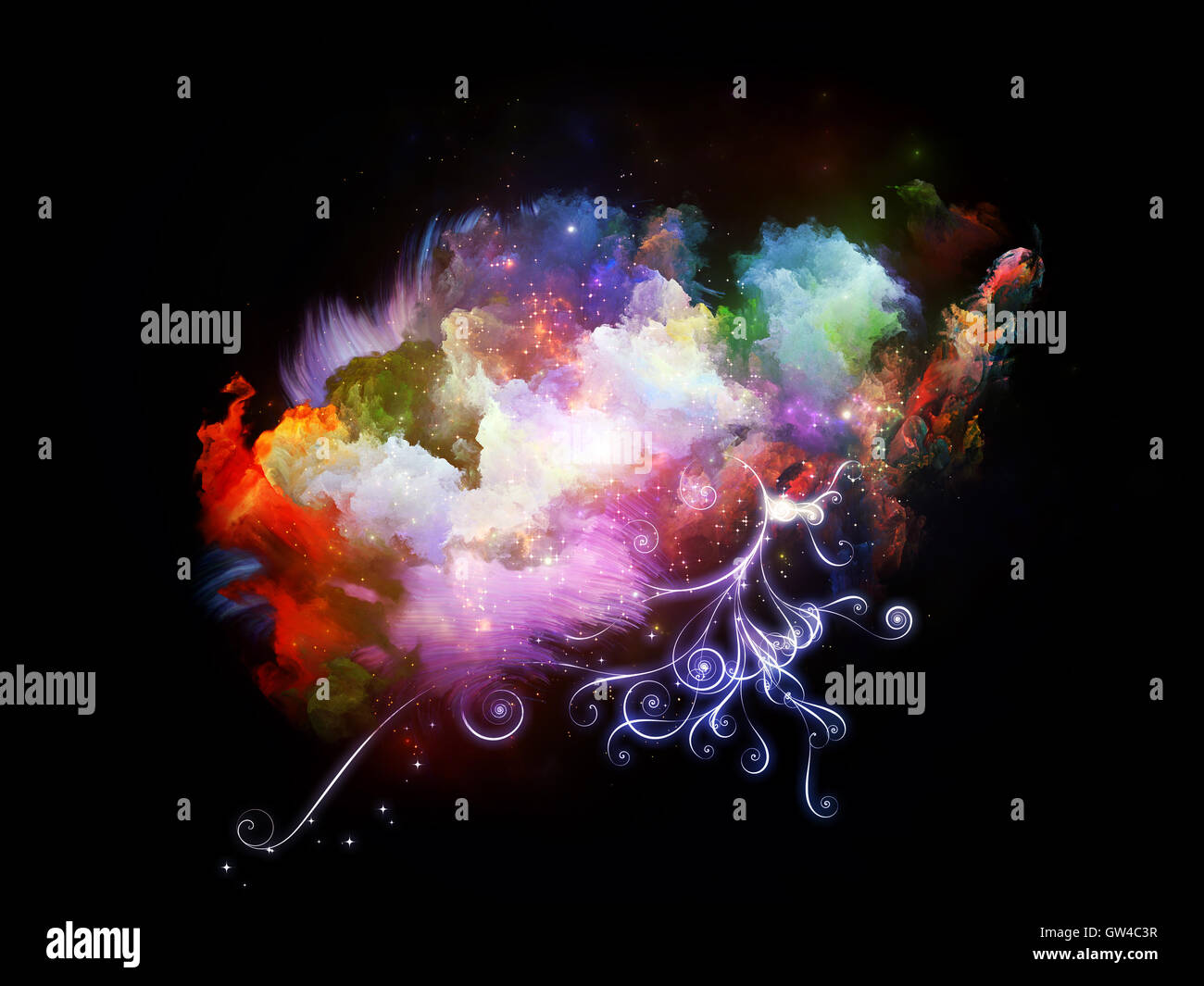 Cool Design Nebulae Stock Photo - Alamy