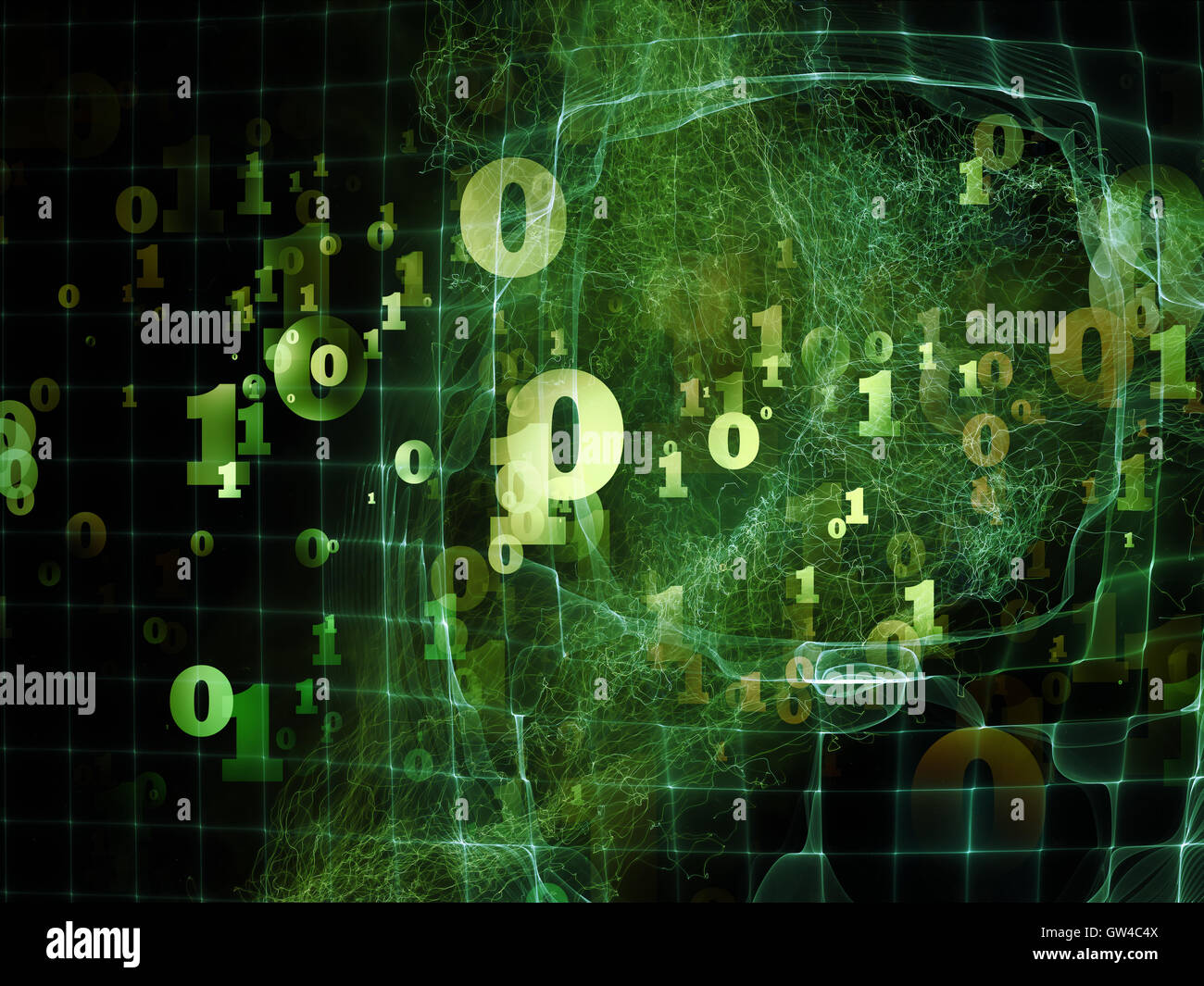 Layers of Numbers Stock Photo - Alamy
