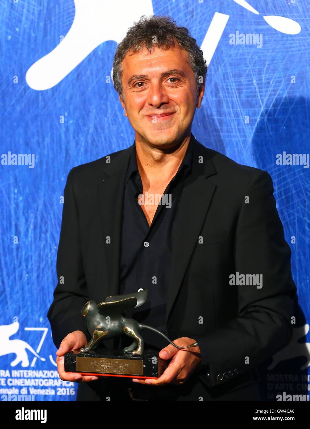 Venice, Italy. 10th Sep, 2016. Director Reha Erdem poses with the ...