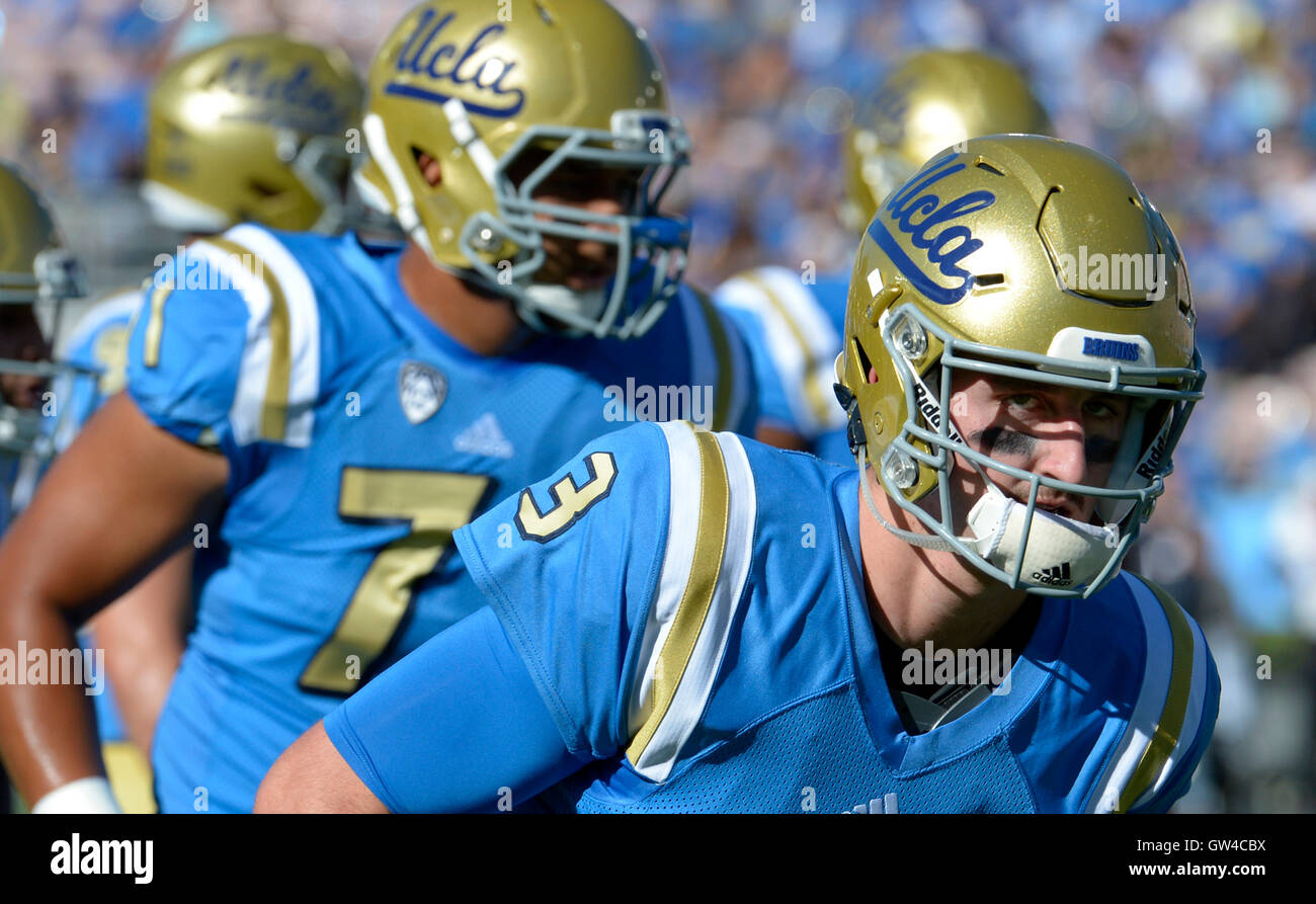 Pasadena, California, USA. 10th Sep, 2016. UCLA quarterback Josh Rosen ...