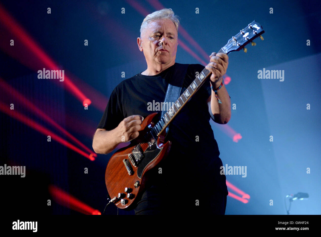 Berlin, Germany. 10th Sep, 2016. Singer Bernard Sumner of the band New ...
