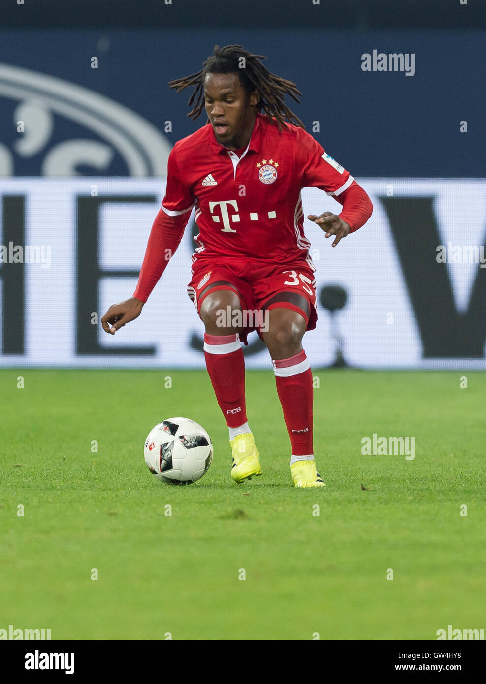 Bayern's Renato Sanches in action during the Bundesliga soccer match ...