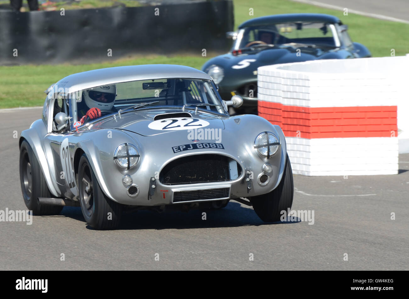 AC Cobra racing in the RAC TT Celebration at the Goodwood Revival 2016 ...