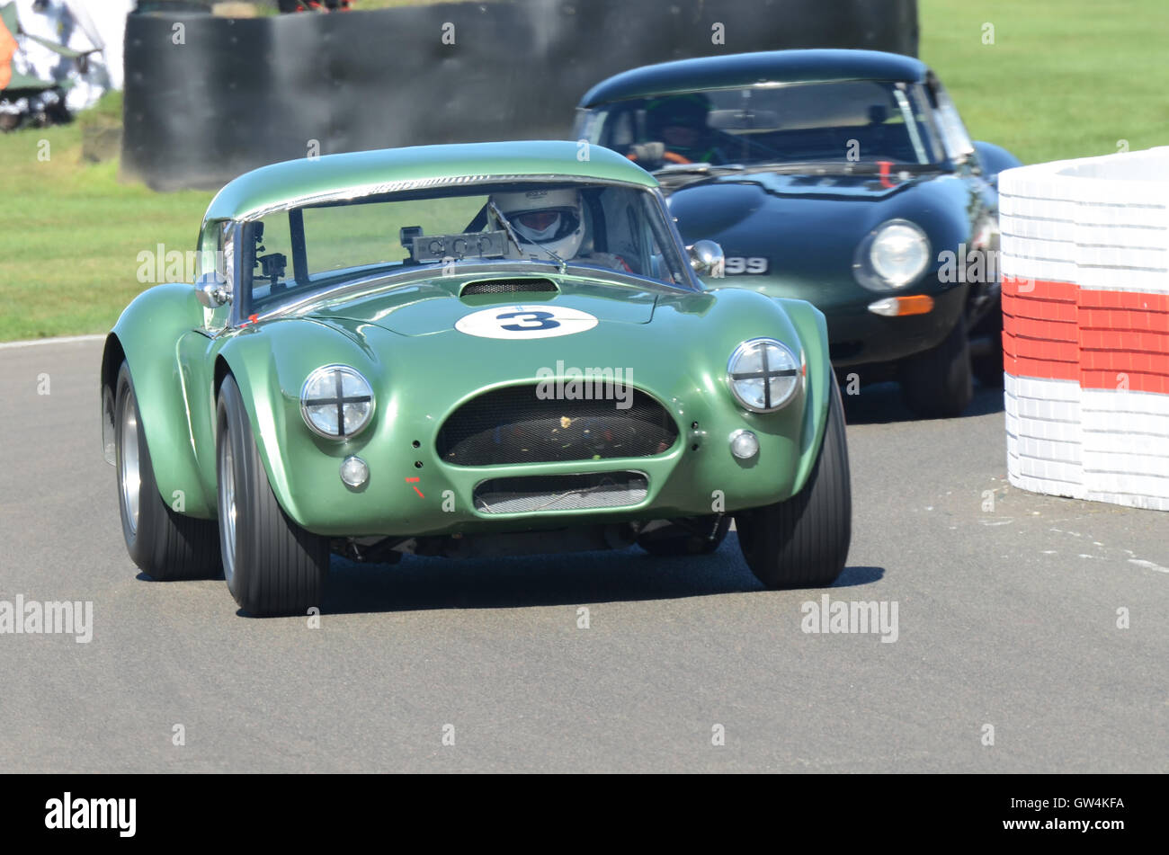 AC Cobra racing in the RAC TT Celebration at the Goodwood Revival 2016 ...