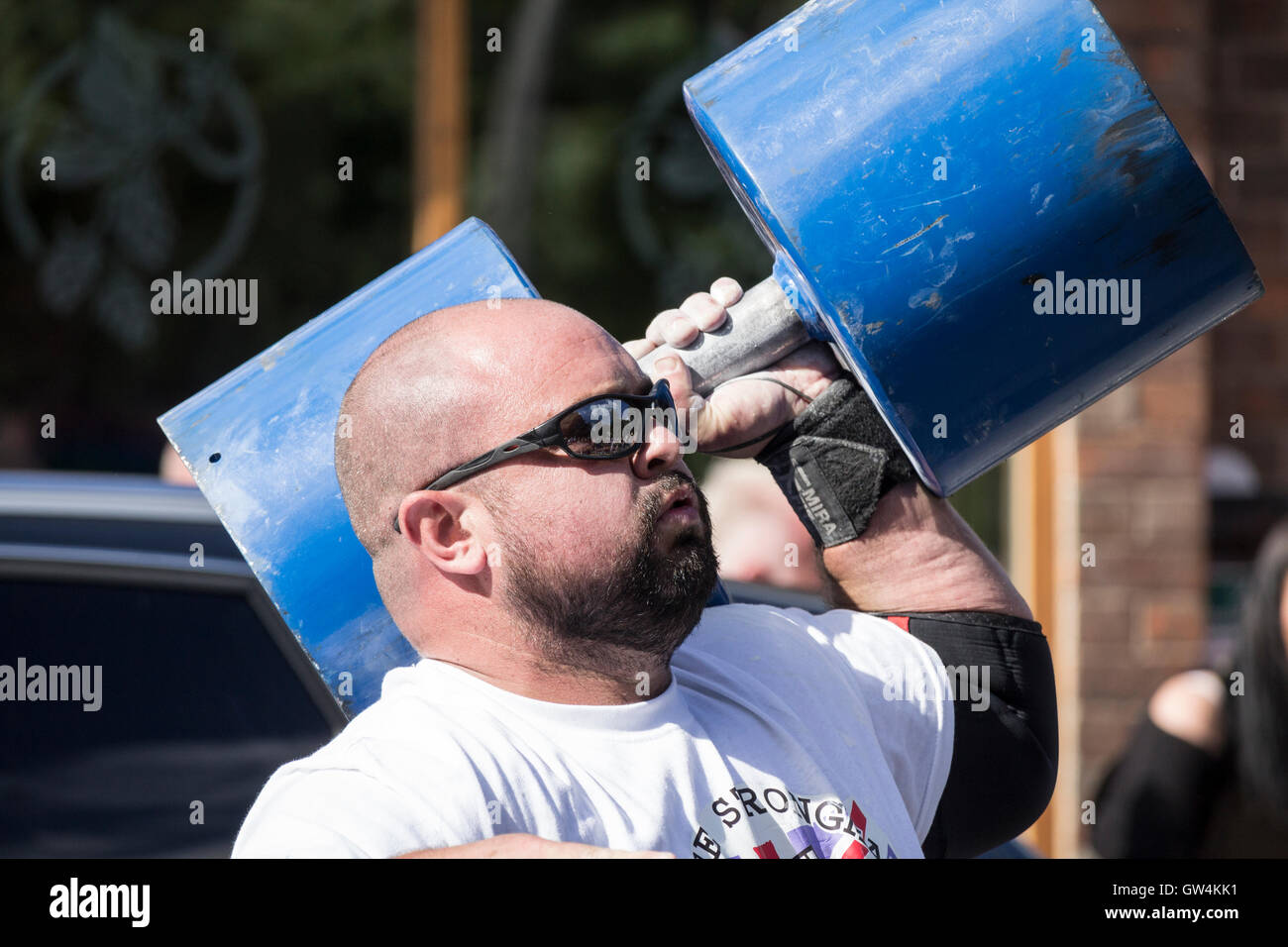 Billingham, north east England, UK. 11th Sep, 2016. British strongman ...