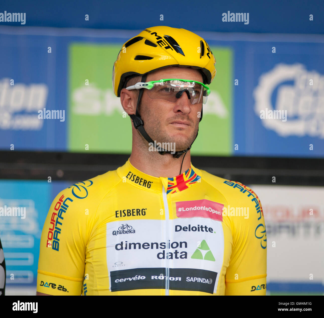London, UK. 11th September, 2016. Eventual Winner Steve Cummings of ...