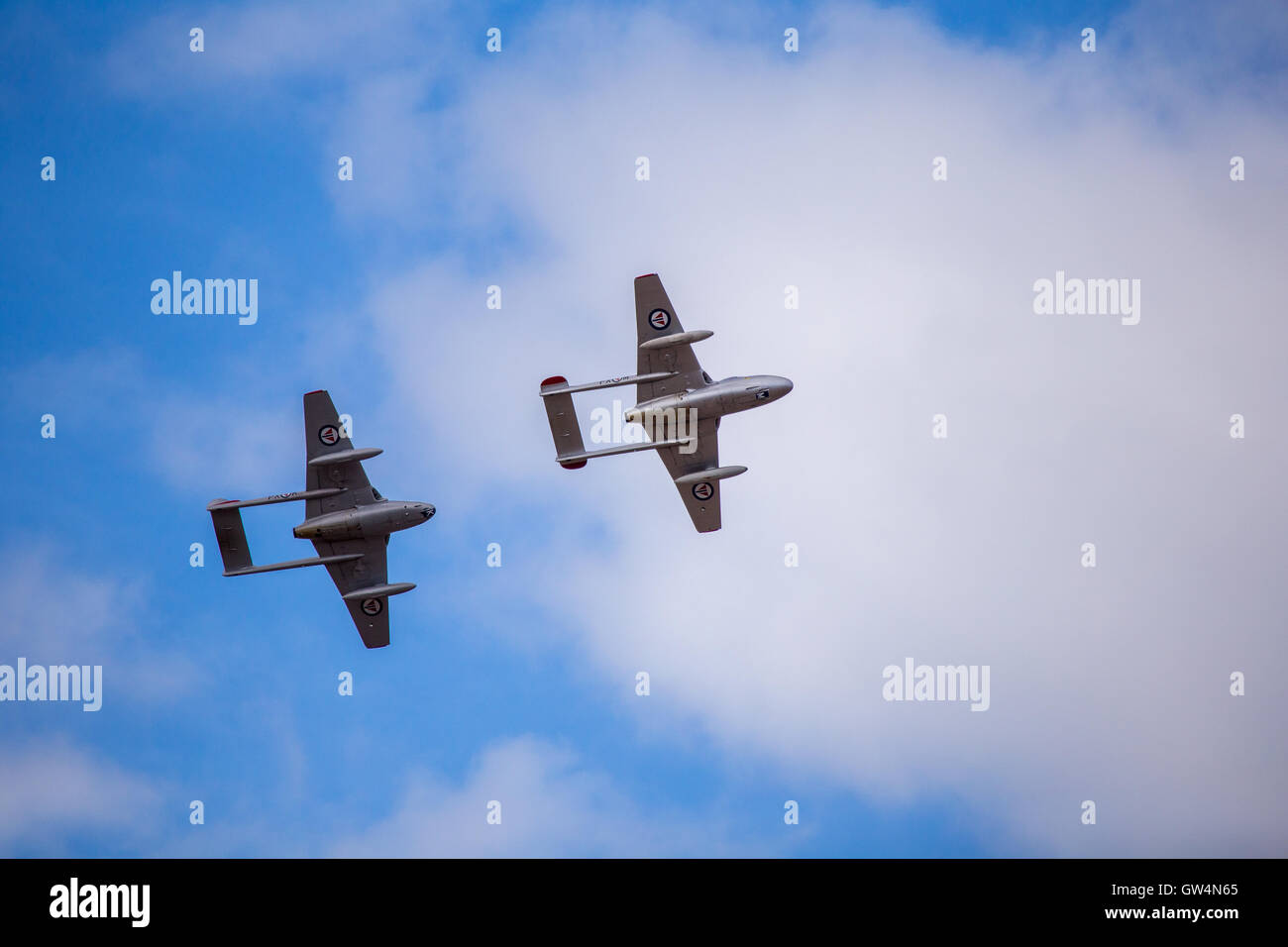 Southport, UK. 11th Sep, 2016. de Havilland Vampire British jet fighter ...