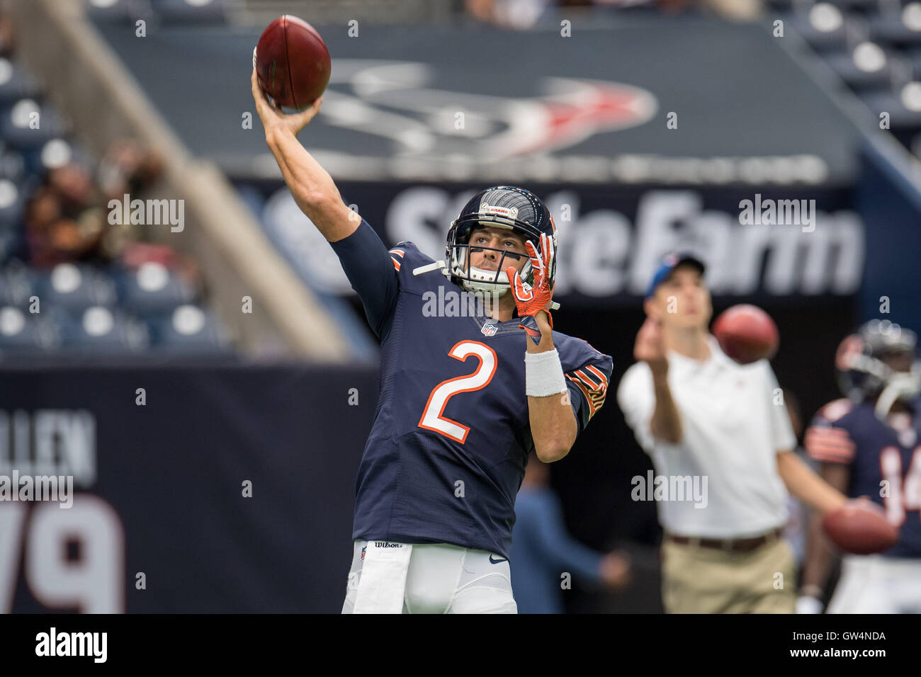 Houston, Texas, USA. 11th Sep, 2016. Chicago Bears quarterback Brian ...