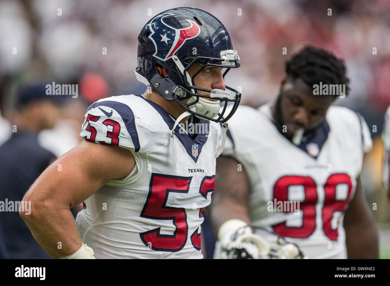 Houston, Texas, USA. 11th Sep, 2016. Houston Texans inside linebacker ...
