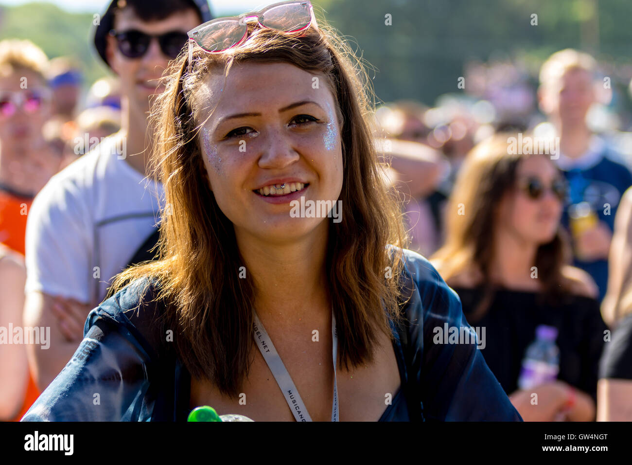 Robin Hill Park, Isle of Wight, UK. 11th Sep, 2016. Crowd Shots at ...