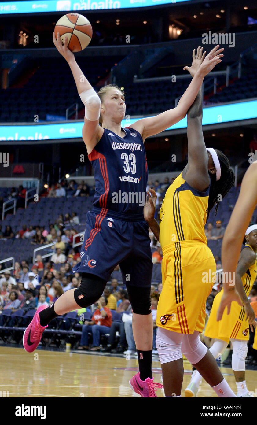 Washington, DC, USA. 11th Sep, 2016. 20160911 - Washington Mystics ...