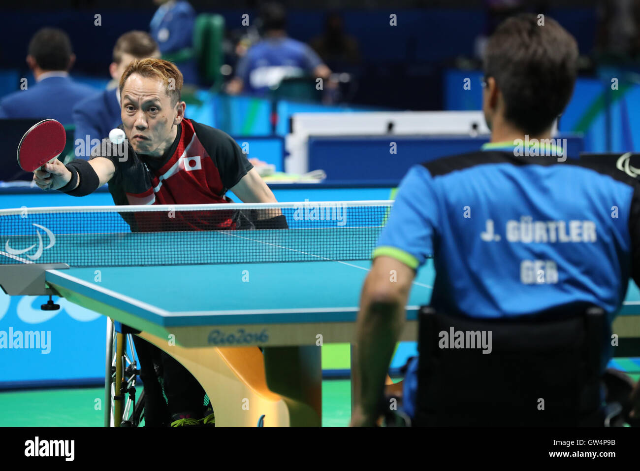 Rio de Janeiro, Brazil. 9th Sep, 2016. Shinichi Yoshida (JPN) Table ...