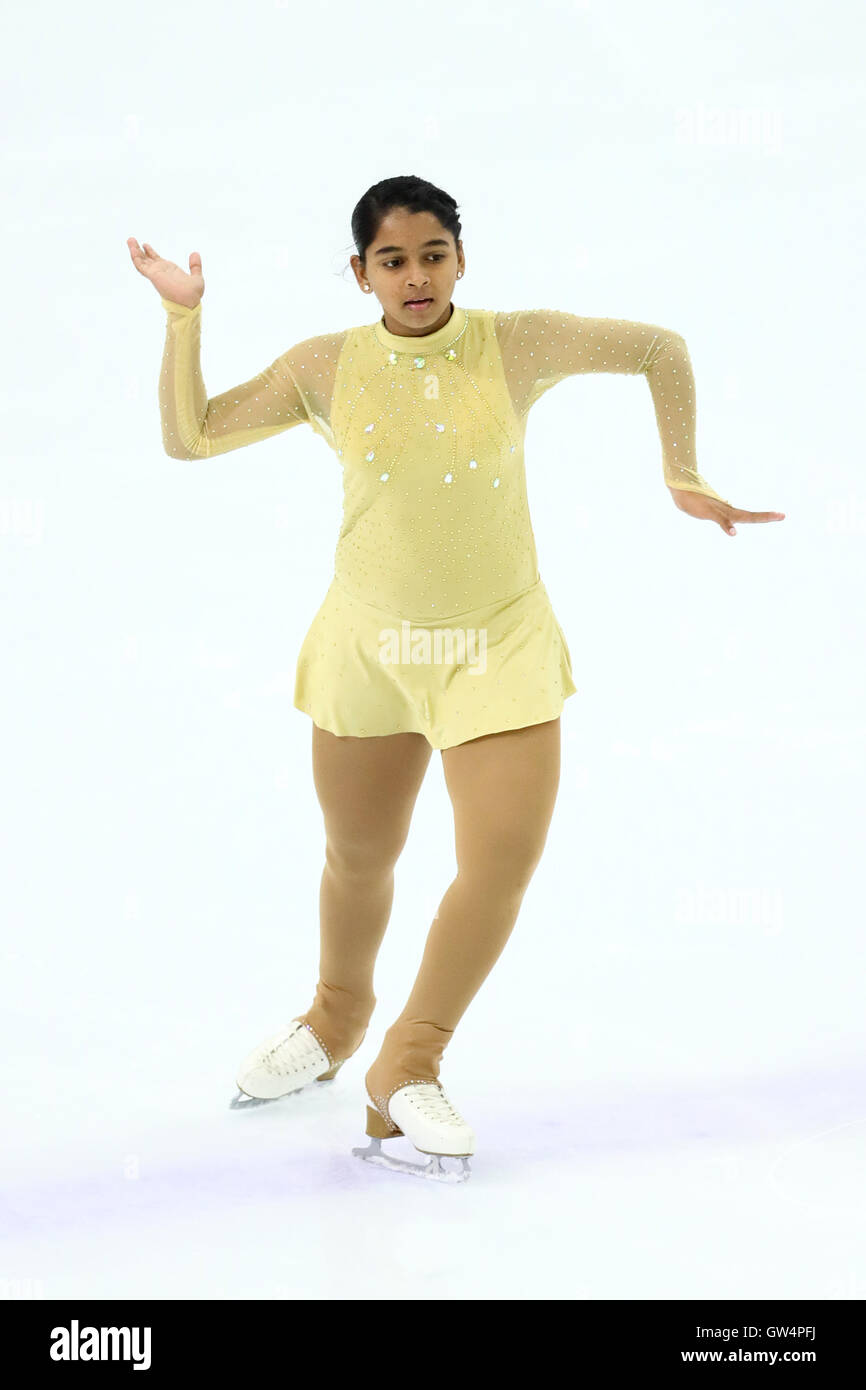 Shinyokohama Skate Center, Kanagawa, Japan. 11th Sep, 2016. Ananya ...