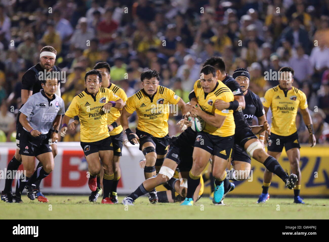 Tokyo, Japan. 10th Sep, 2016. Suntory Sungoliath team group Rugby ...