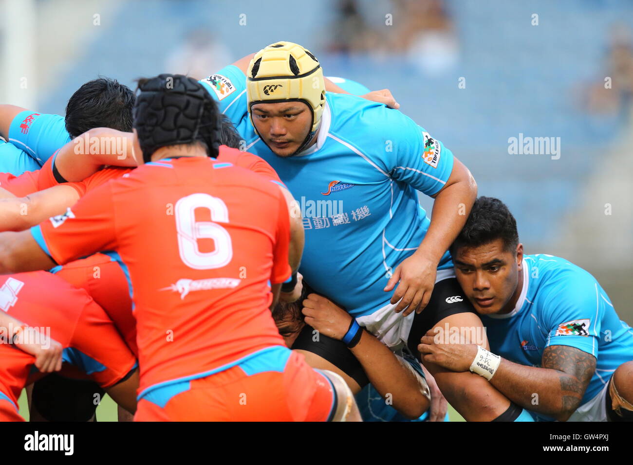 Tokyo, Japan. 10th Sep, 2016. (L-R) Kenji Igarashi, Vatuvei Sione Rugby ...