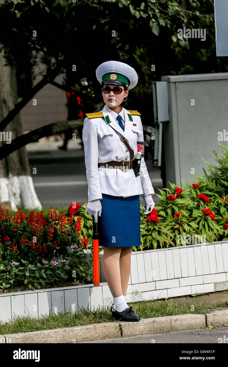 Traffic policewoman pyongyang north korea hi-res stock photography and ...