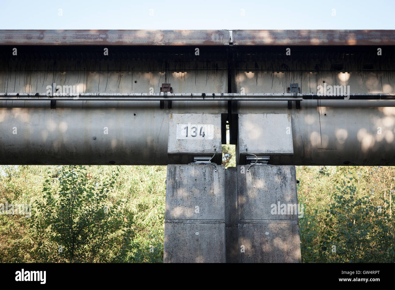 Lahten, Germany. 6th Sep, 2016. View onto the accident site at the ...