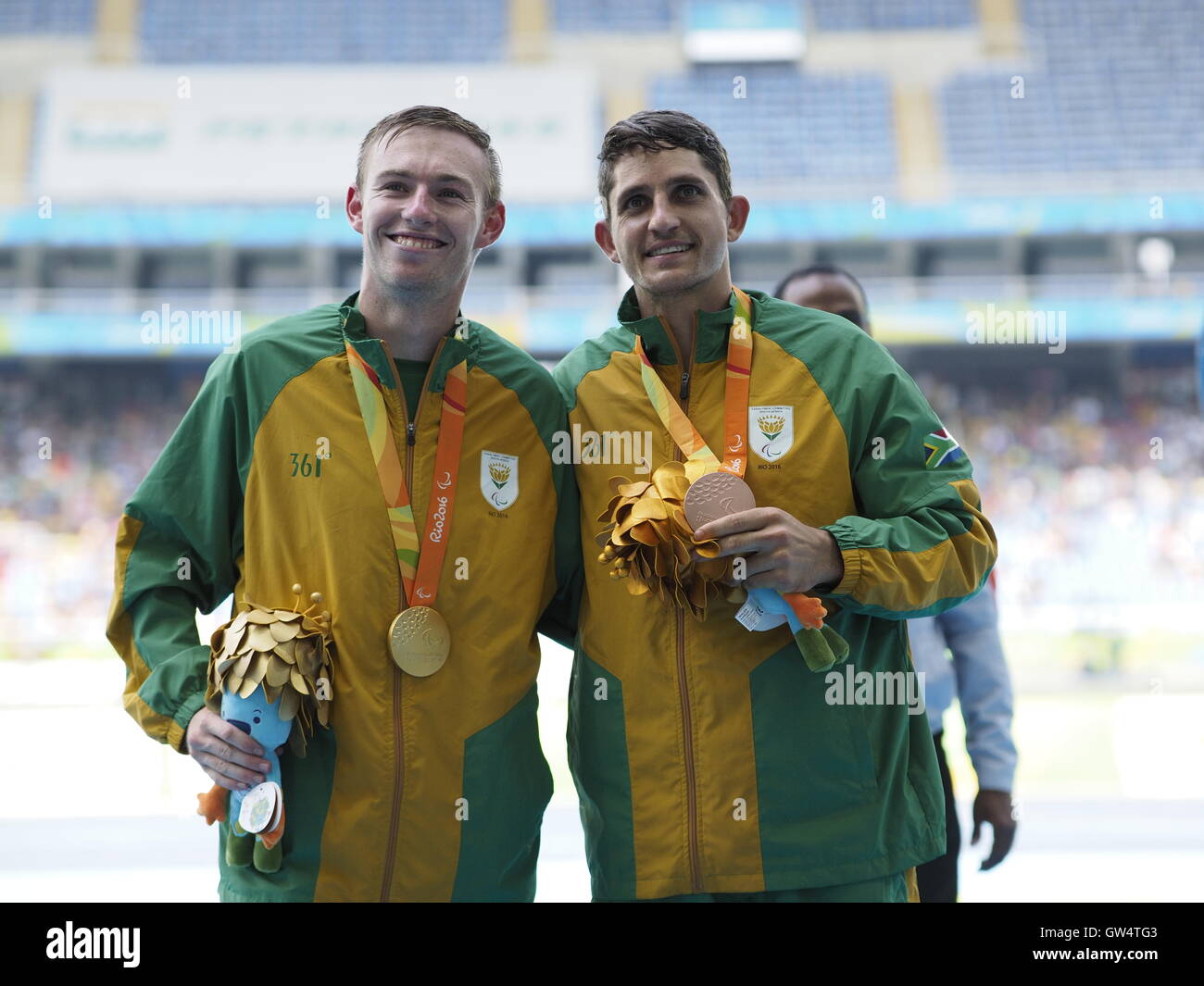 Rio de Janeiro, Brazil. 11th Sep, 2016. Rio Paralympics, Mens 100m T37 ...