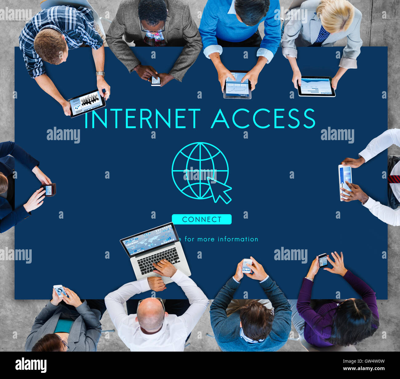 Internet Access URL Browsing Connection Concept Stock Photo - Alamy