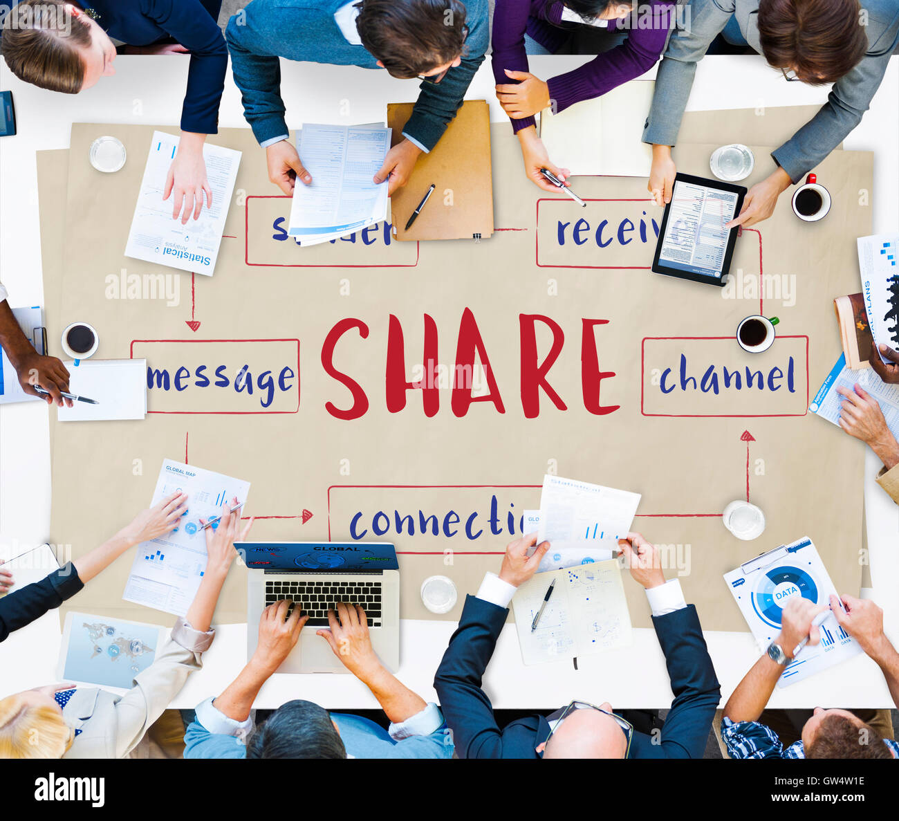 Social Media Online Connection Concept Stock Photo - Alamy