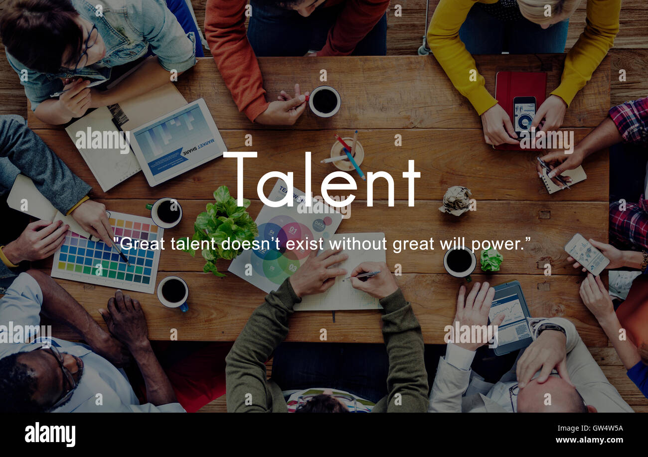 Talent Skills Abilities Expertise Professional Concept Stock Photo - Alamy