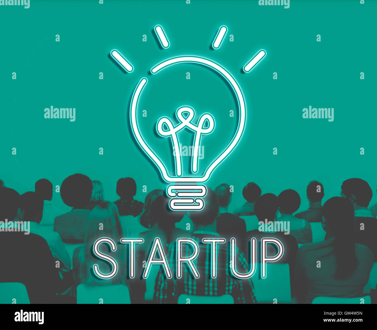 Startup Lightbulb Ideas Creativity Concept Stock Photo - Alamy