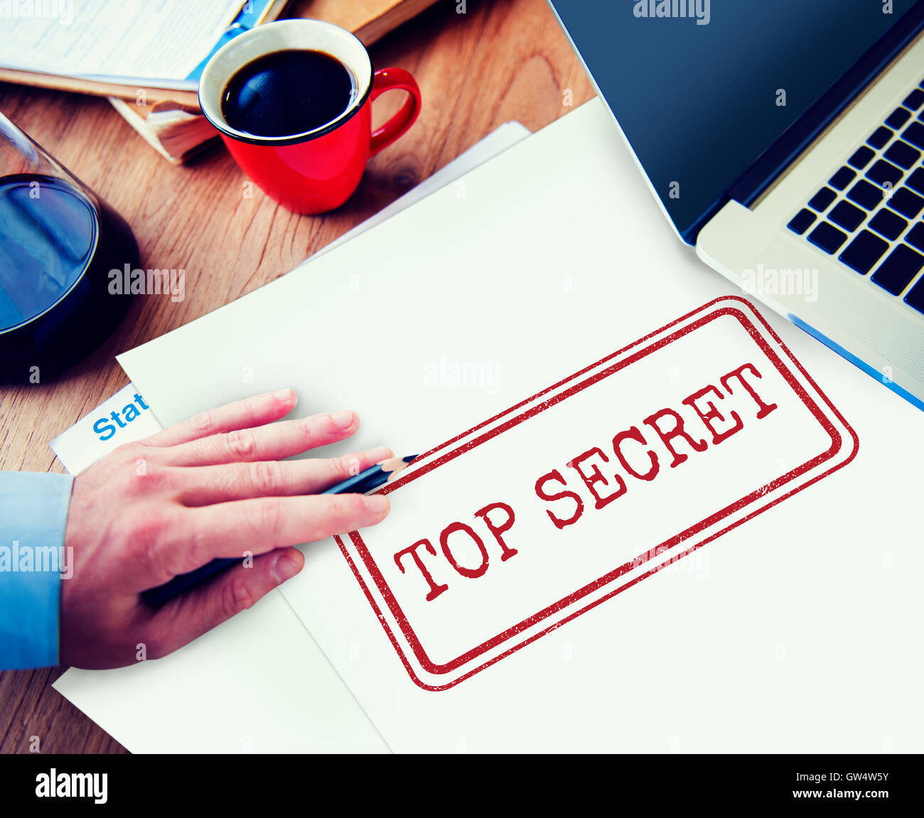 Top Secret Privacy Confidential Classified Stamp Concept Stock Photo ...