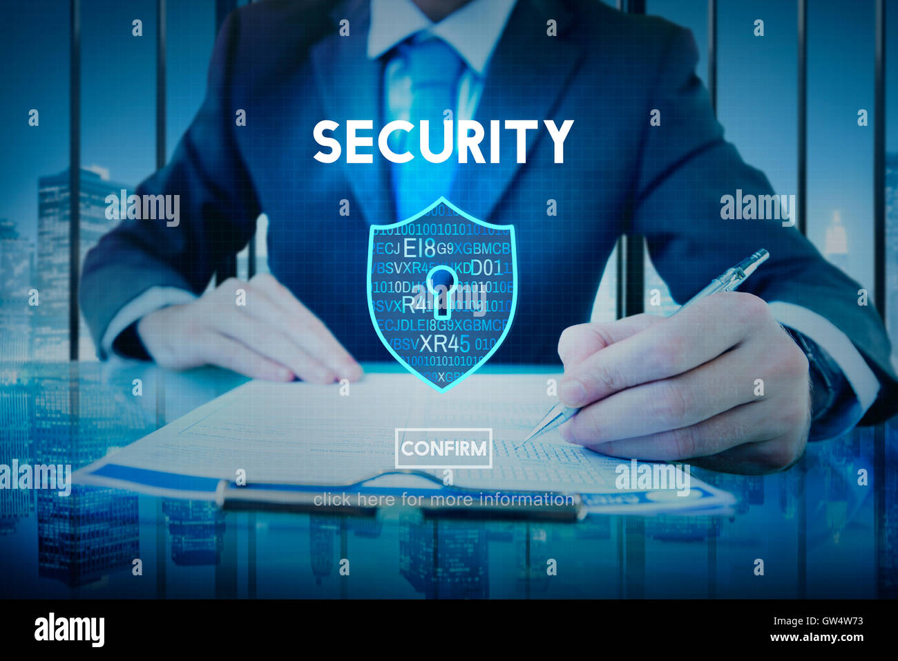Security Safety Data Protection Concept Stock Photo - Alamy